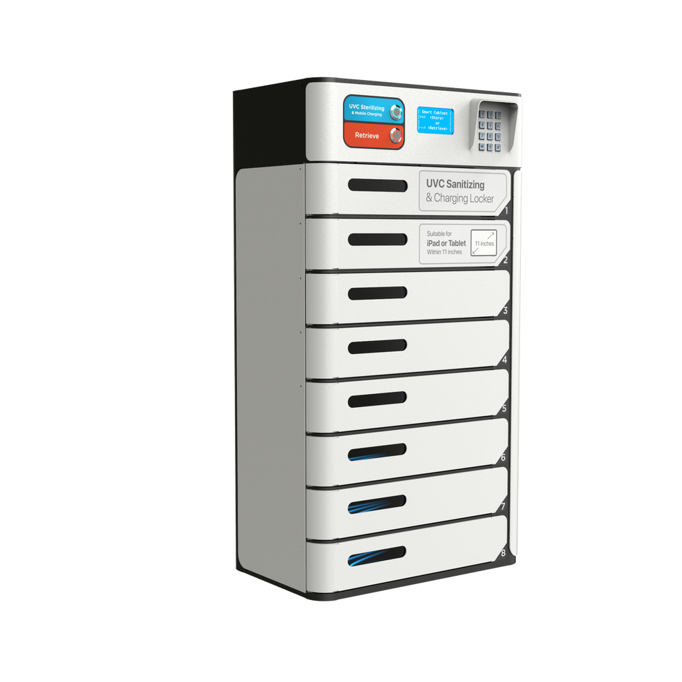 VOX 8 Bay UV-C Sanitizing & Charging Locker for Tablets & iPads ...